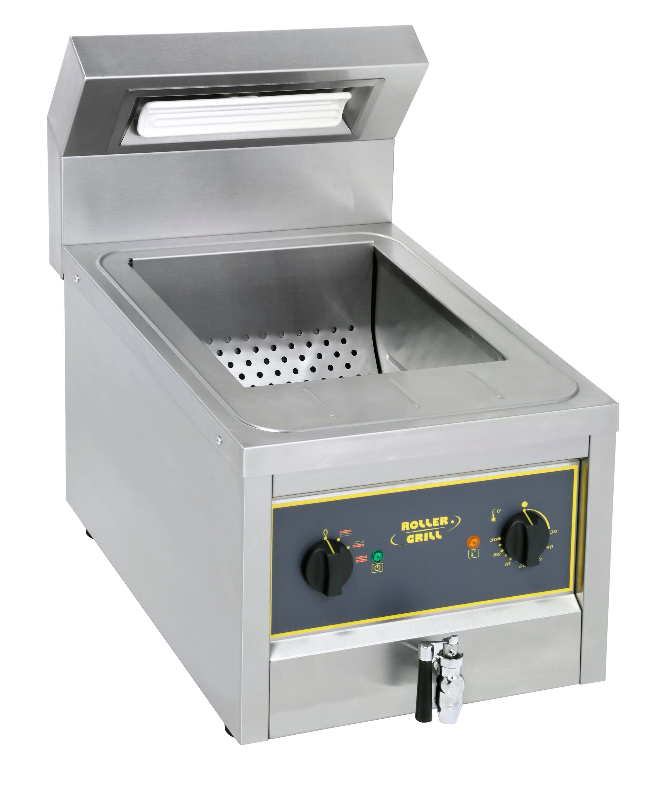 MANTENEDOR DE FRITOS ELÉCTRICO (ROLLER GRILL)-CW 12 - Fritermia